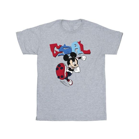 Disney | Shirts | Disney Mens Mickey Mouse Goal Striker Pose Tshirt ...